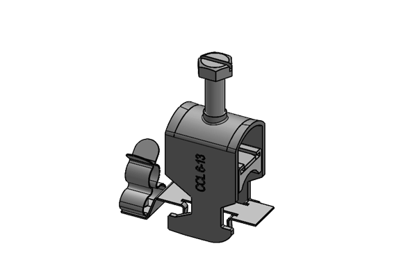 EMC shield clamps for 30 mm DIN rail shape C with or without integrated strain relief